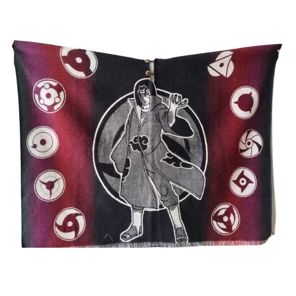 Poncho Anime Itachi - Panda Mangas