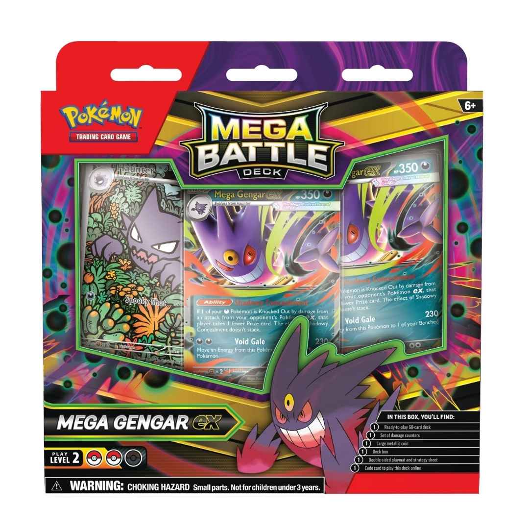 Pokemon TCG: Mega Battle Deck Gengar - Panda Mangas
